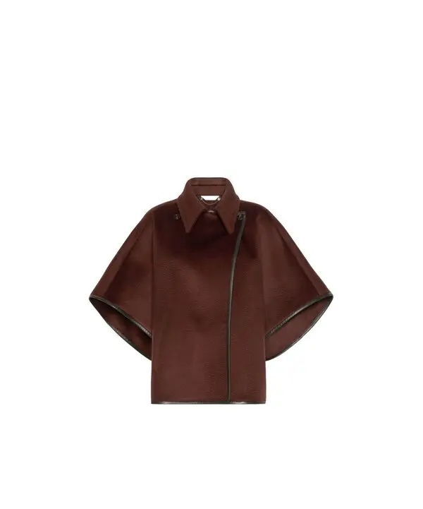 Max Mara Shawl-collar Cape - No