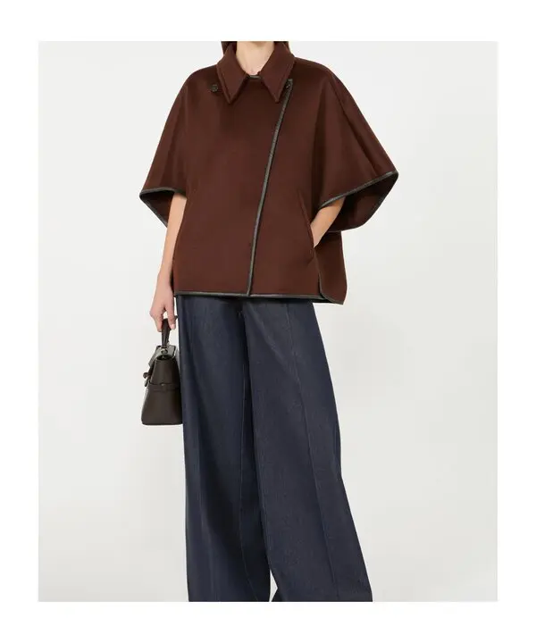 Max Mara Shawl-collar Cape