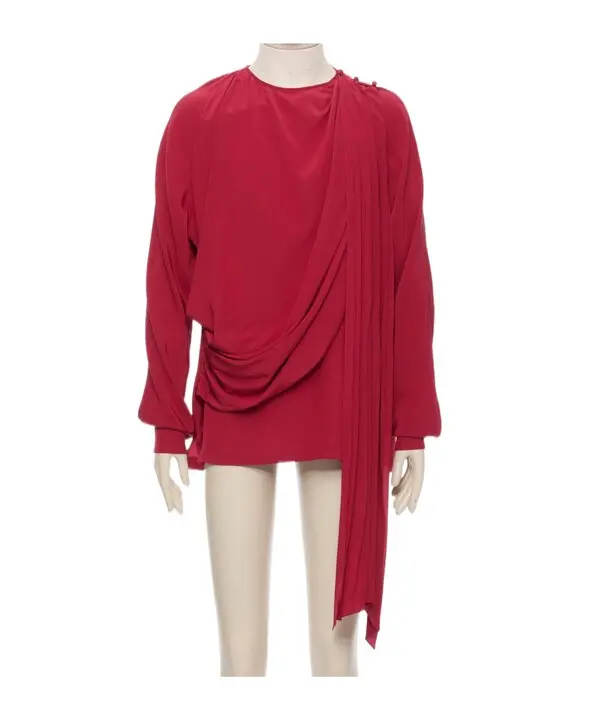 Valentino Garavani Crew-neck Long-sleeve Top - Red