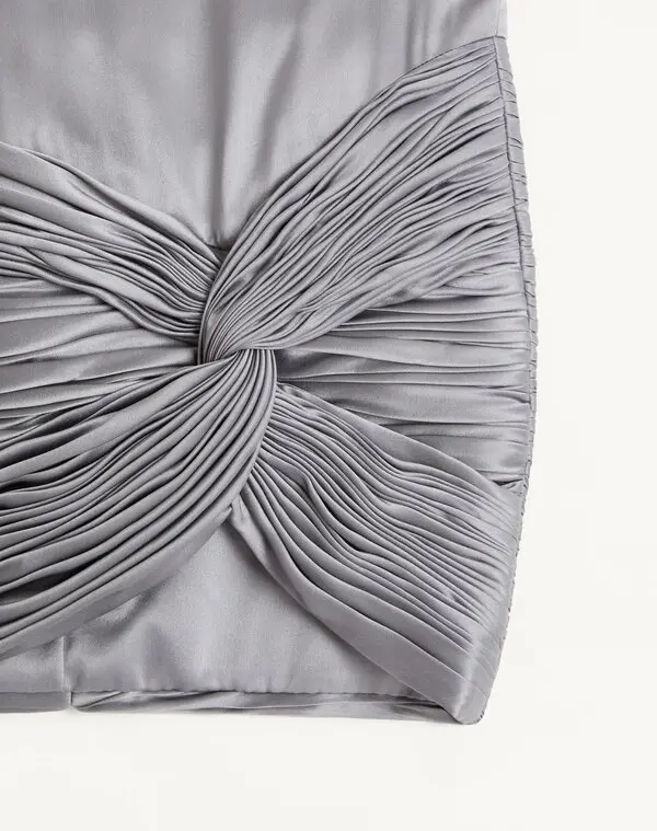 Valentino Garavani Cady Satin Mini Skirt