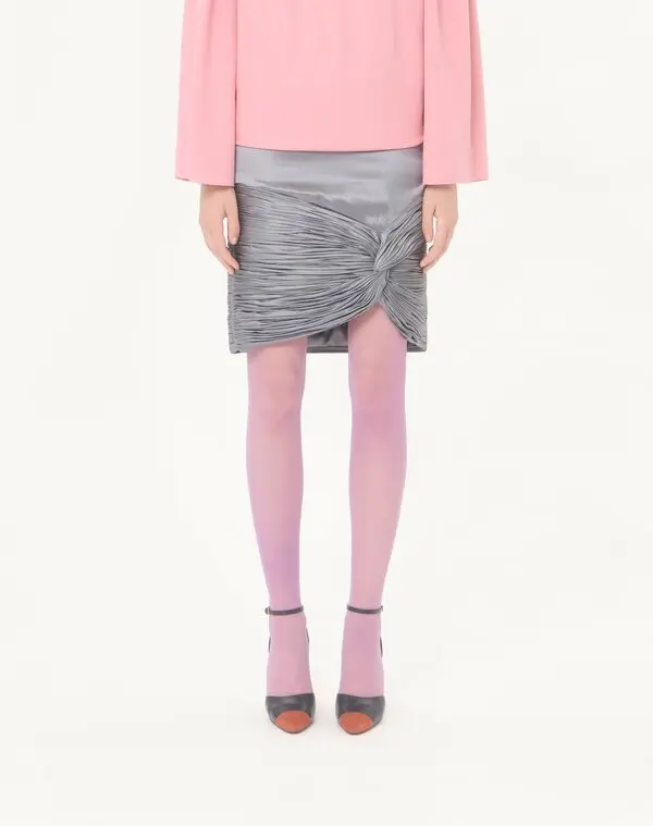 Valentino Garavani Cady Satin Mini Skirt