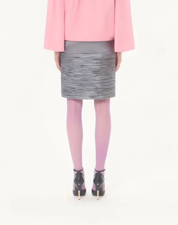 Valentino Garavani Cady Satin Mini Skirt