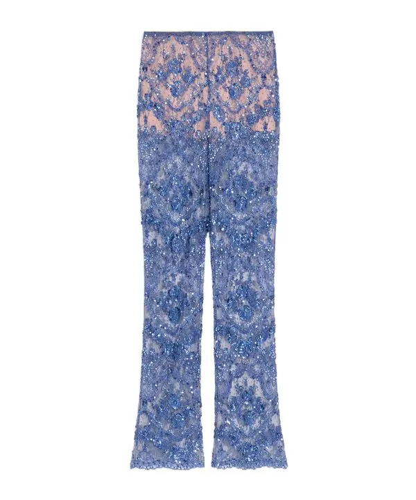 Valentino Garavani Embroidered Lace Pants