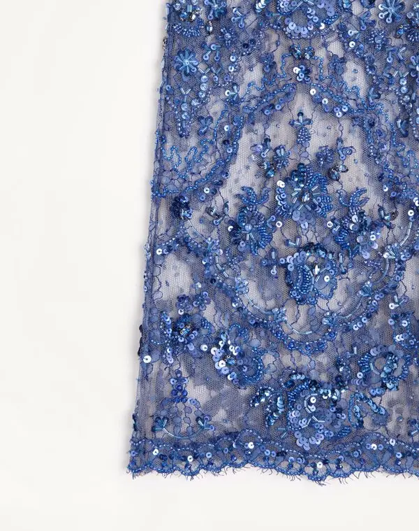 Valentino Garavani Embroidered Lace Pants