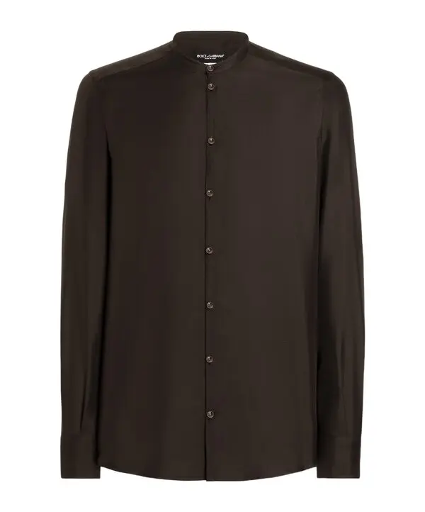 Dolce & Gabbana Dolce Gabbana Long-sleeved Satin Shirt