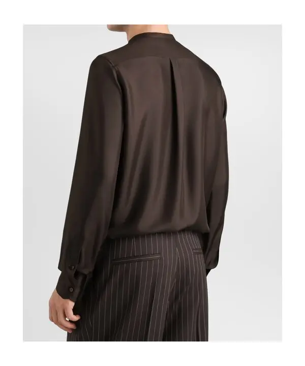 Dolce & Gabbana Dolce Gabbana Long-sleeved Satin Shirt