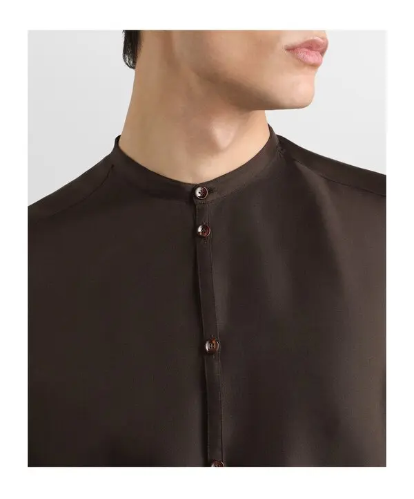 Dolce & Gabbana Dolce Gabbana Long-sleeved Satin Shirt