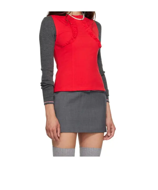 SHUSHU/TONG Round-neck Sleeveless Top