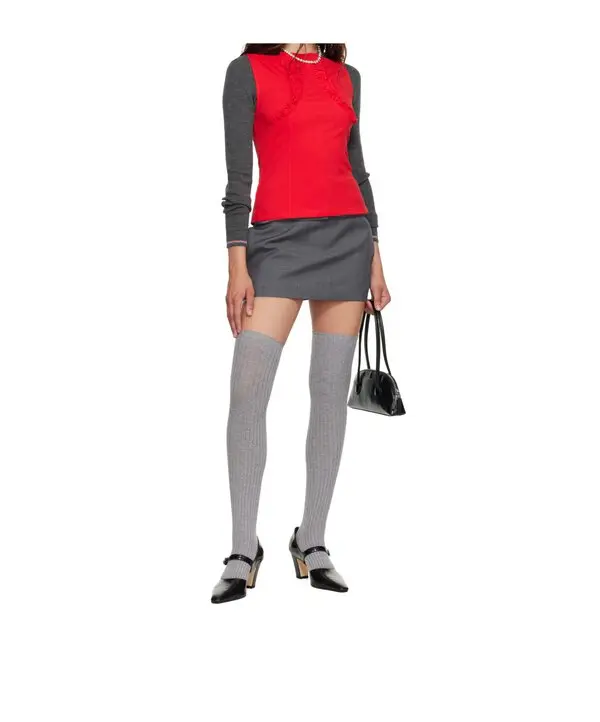 SHUSHU/TONG Round-neck Sleeveless Top