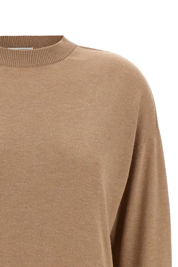 Peserico Relaxed Lurex Knitted Sweater