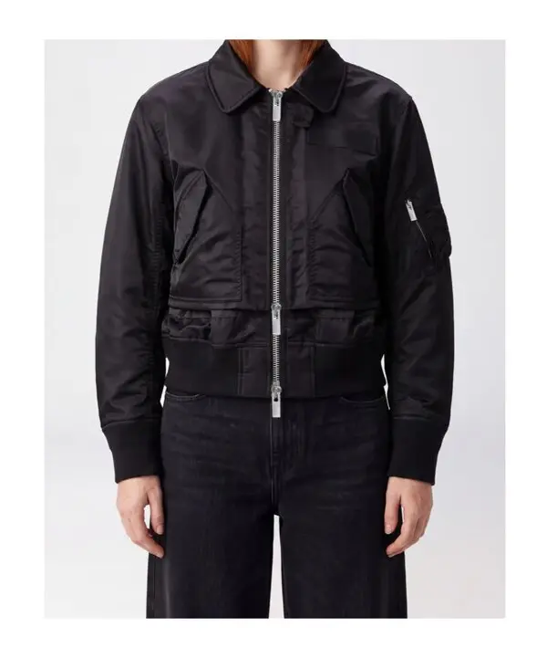 Sacai Front Zip Bomber Jacket