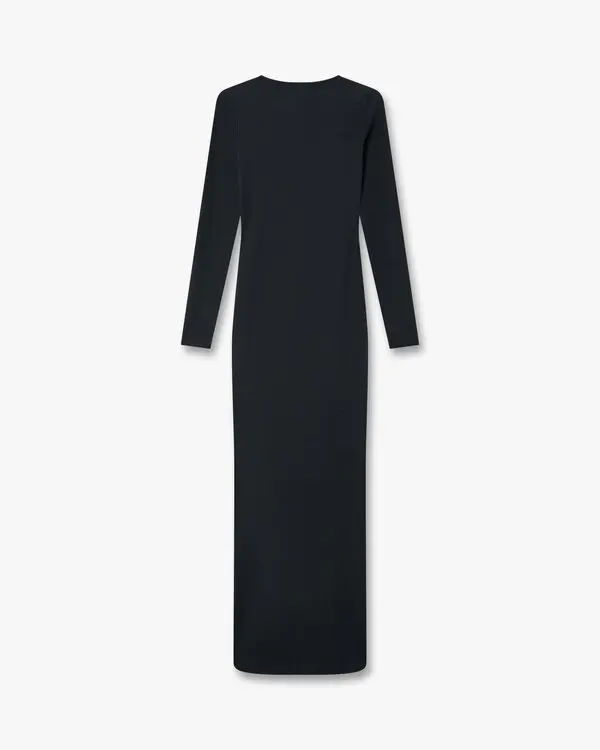 Casablanca Ribbed Jewellery Maxi Dress