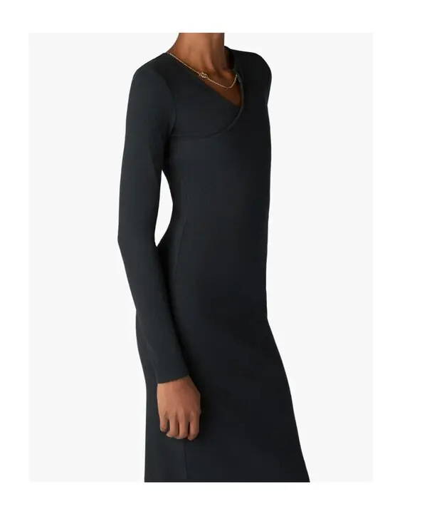 Casablanca Ribbed Jewellery Maxi Dress