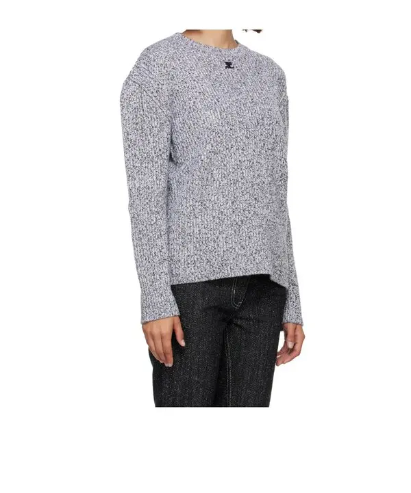 COURREGES Crew-neck Sweater