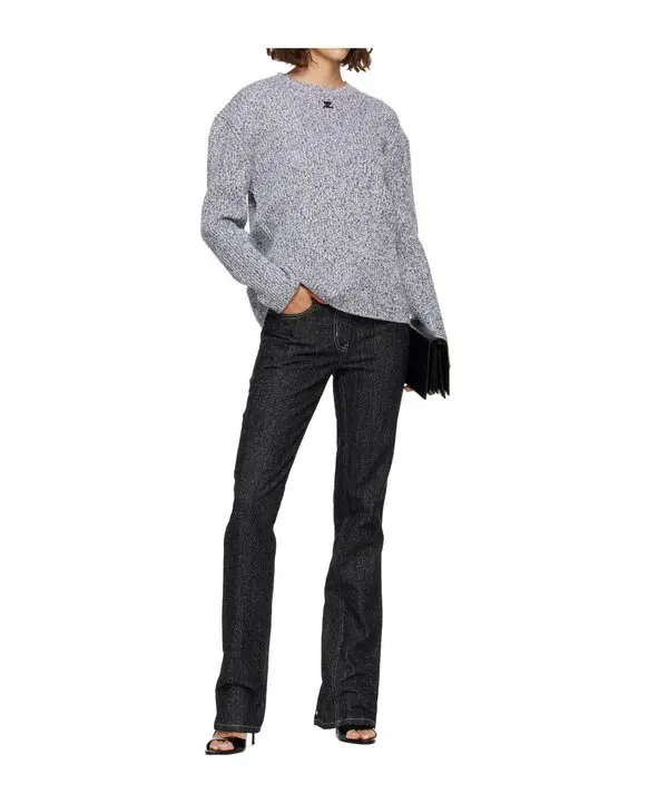 COURREGES Crew-neck Sweater