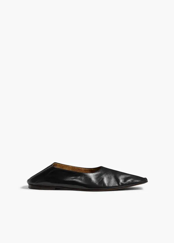 Khaite Square-toe Ballet Flats
