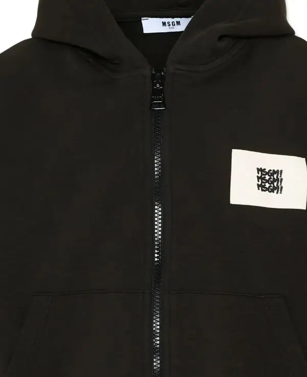 MSGM Hooded Zip Sweatshirt