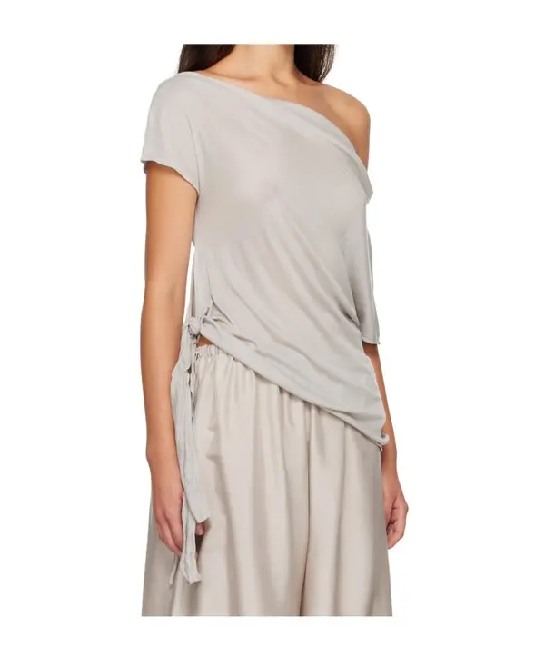 ST. AGNI Knit Off-the-shoulder Top