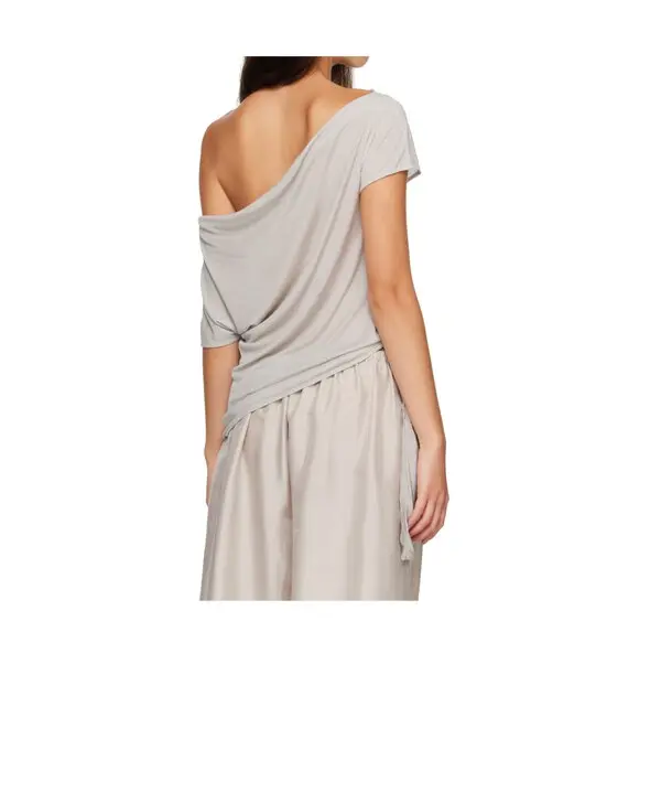 ST. AGNI Knit Off-the-shoulder Top