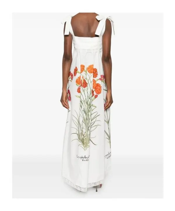 Alberta Ferretti Printed Sleeveless Dress