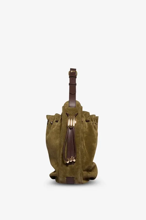 Zimmermann Large Suede Bucket Bag