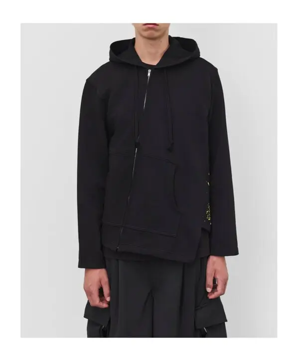Comme Des Garçons Long-sleeve Zip-up Hoodie