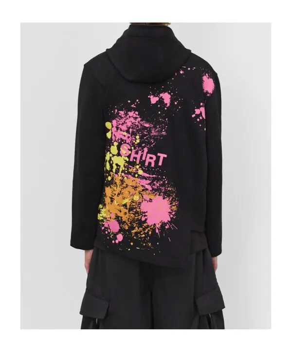 Comme Des Garçons Long-sleeve Zip-up Hoodie