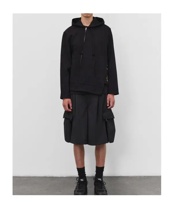 Comme Des Garçons Long-sleeve Zip-up Hoodie