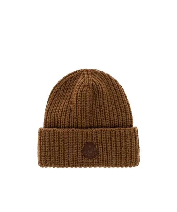 Moncler Wool Cashmere Blend Beanie - No