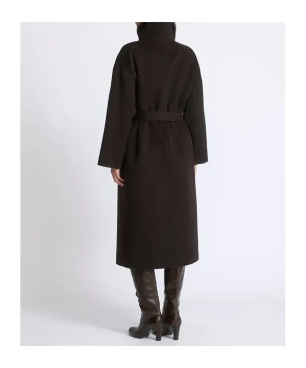 YVES SALOMON Double-faced Wool Coat: Cashmere And Mink Fur