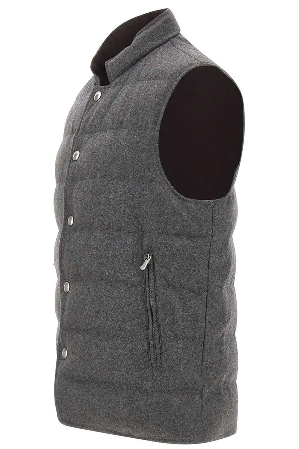 Eleventy Reversible Padded Down Vest