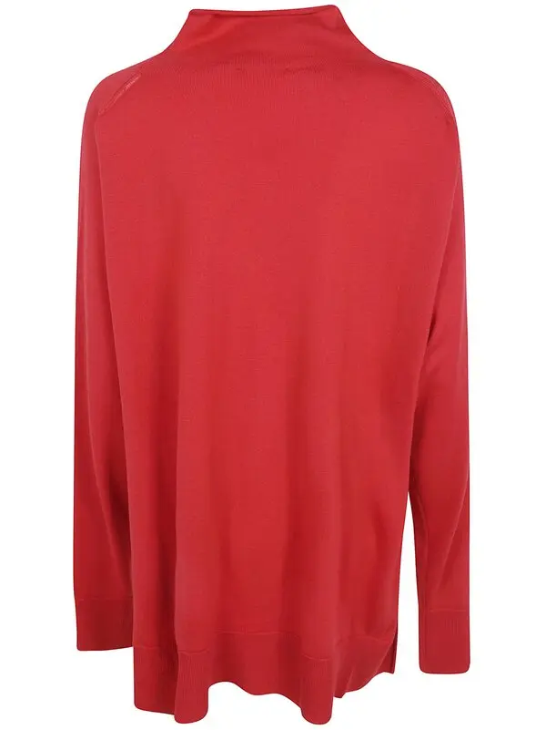 Magda Butrym Rosette-detail Asymmetric Sweater