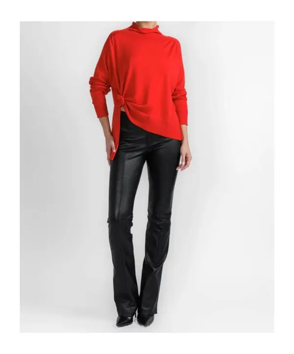 Magda Butrym Rosette-detail Asymmetric Sweater