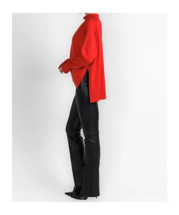 Magda Butrym Rosette-detail Asymmetric Sweater