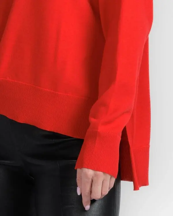 Magda Butrym Rosette-detail Asymmetric Sweater