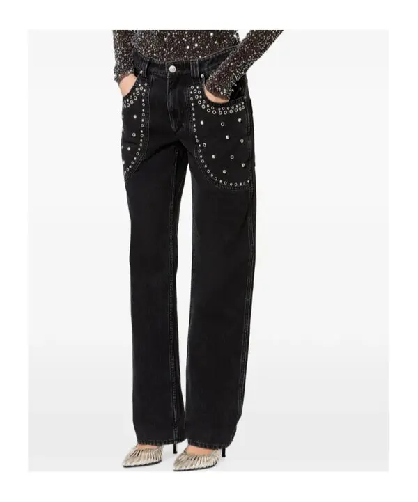 Isabel Marant Étoile Silka Embellished Jeans
