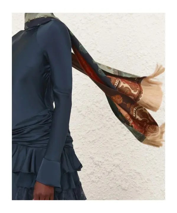 Zimmermann Printed Tassel Shawl