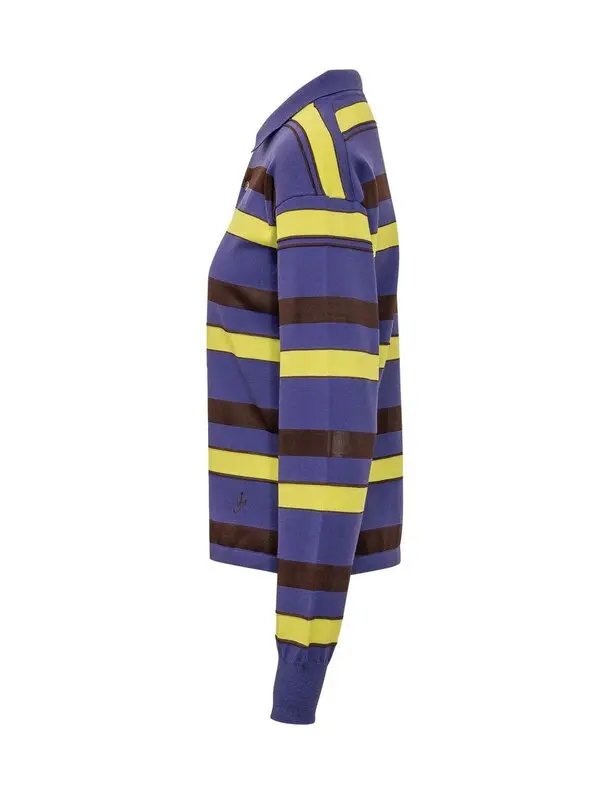 J.W.ANDERSON Jw Anderson Striped Rugby Knit Top