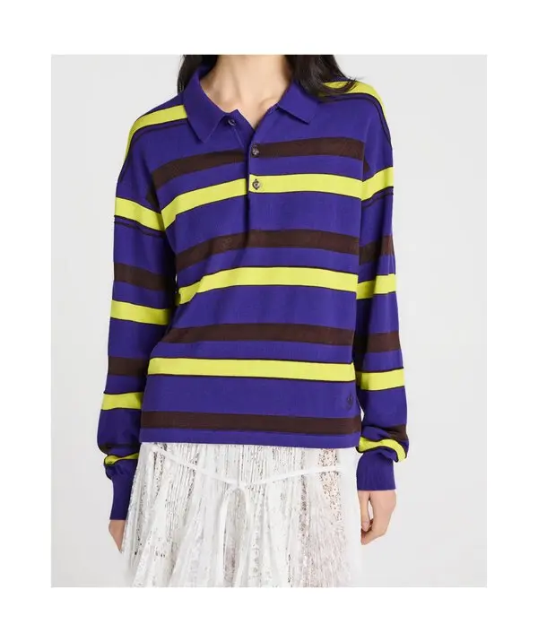 J.W.ANDERSON Jw Anderson Striped Rugby Knit Top