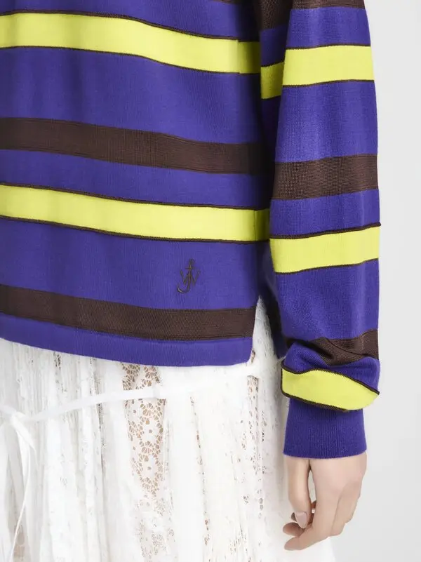J.W.ANDERSON Jw Anderson Striped Rugby Knit Top