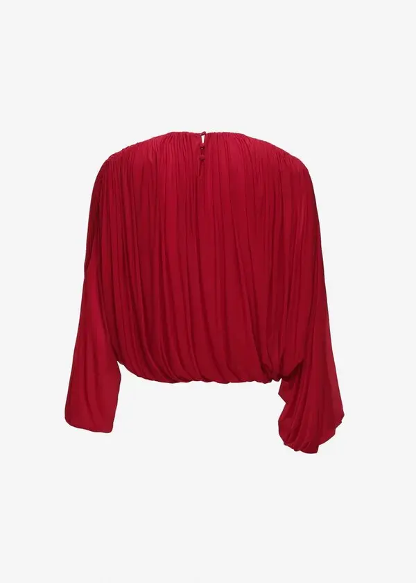 Magda Butrym Draped Long-sleeve Top