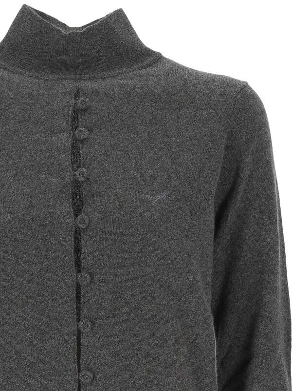 MUGLER Cashmere Open Cardigan