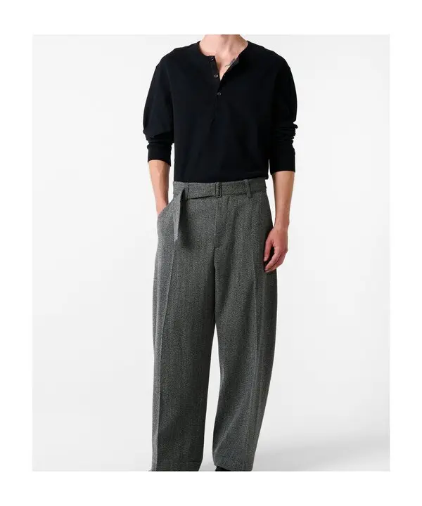 Studio Nicholson Henley Long Sleeve T-shirt