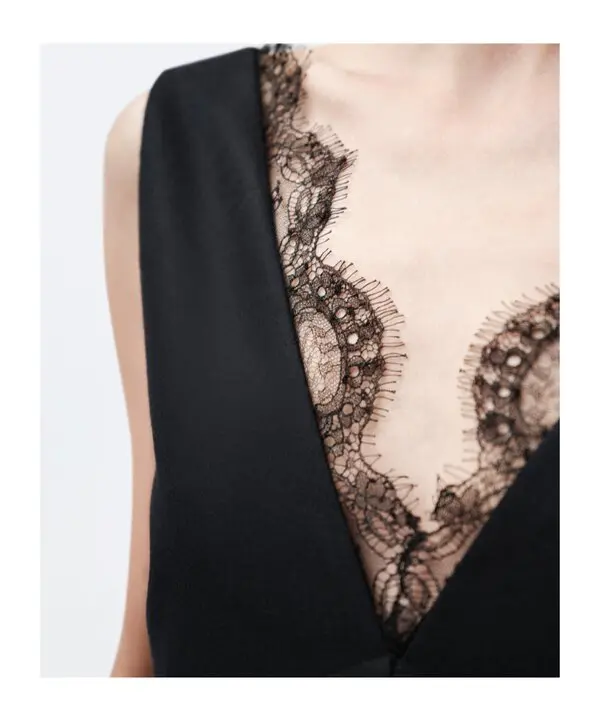 Carven Lingerie Top In Flannel
