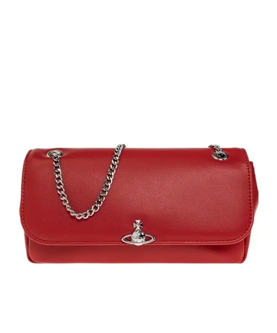 VIVIENNE WESTWOOD Chain Crossbody Bag - Red