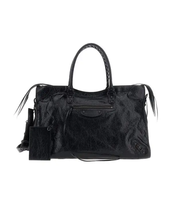 Balenciaga Le City Large Top Handle Bag - Black