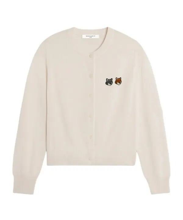 Maison Kitsuné Double Fox Head Patch Cardigan