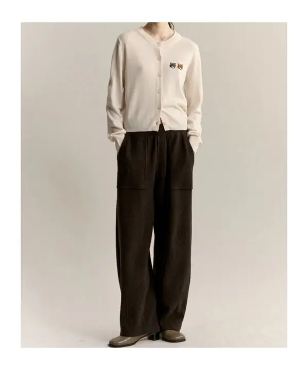 Maison Kitsuné Double Fox Head Patch Cardigan