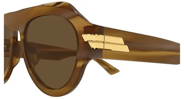 Bottega Veneta Mitre Aviator Frame Sunglasses