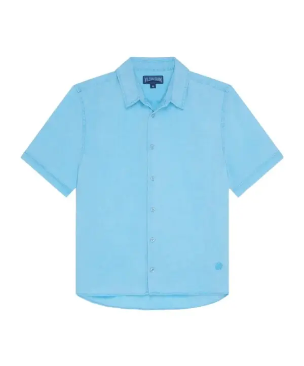 Vilebrequin Turtle-embroidered Short-sleeve Shirt